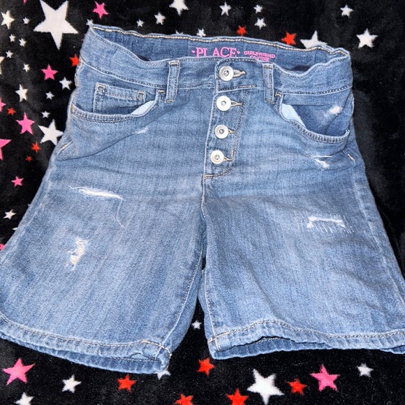 The Children's Place | Bottoms | Gently Worn Distressed Button Fly ...
